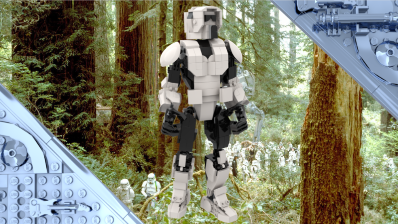 LEGO MOC Scout Trooper buildable figure by raguidel | Rebrickable ...