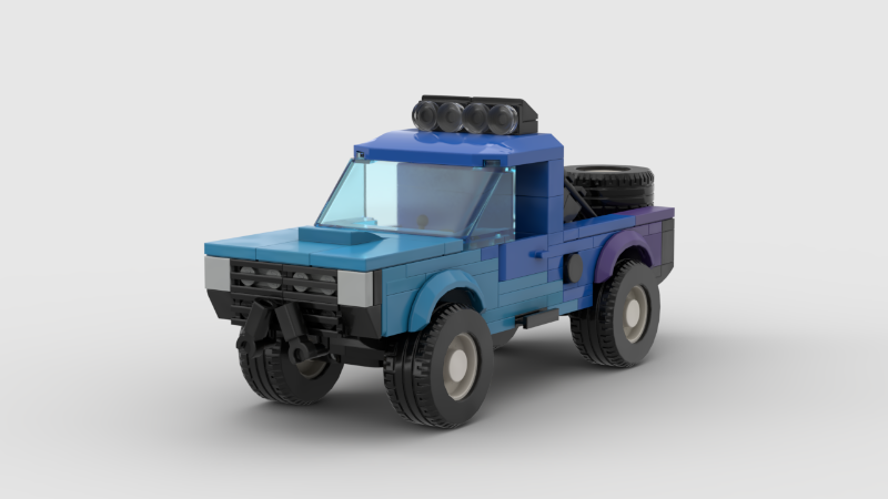 LEGO MOC Trophy Truck by BT_studios | Rebrickable - Build with LEGO