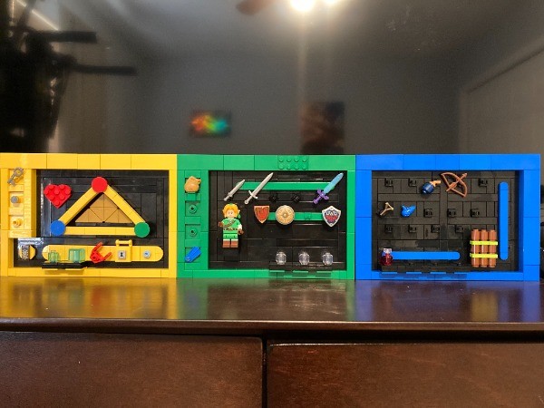 LEGO MOC Zelda Link's Inventory Display Build by Alluring_Bagel ...