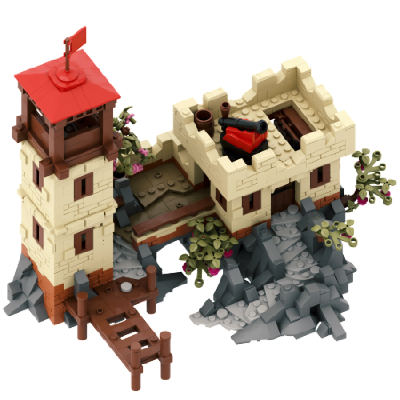 LEGO MOC-157062 Pirates inspired Imperial Coastal Fort by brick98989 ...