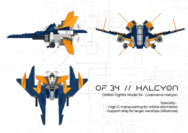 LEGO MOC OF 34 // Halcyon (31115, 311126 x 2) by the4thsentineljtch ...