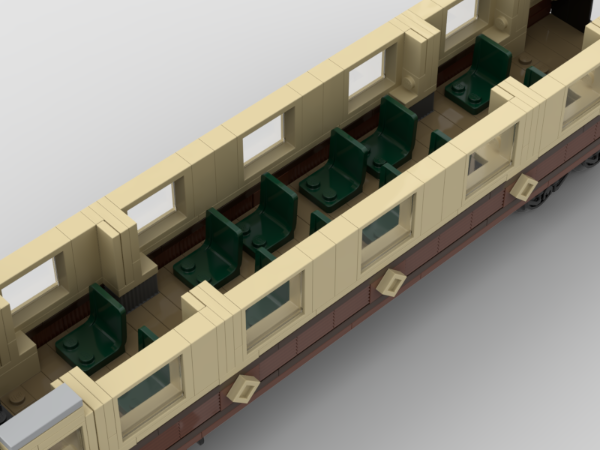 LEGO MOC-207408 Passenger Coach - 8 Wide by ChrisBricks02 | Rebrickable ...