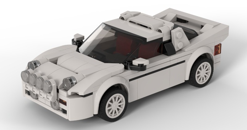 LEGO MOC 1986 Ford RS 200 Group B Rally Car - 8 Wide by BrickMOCery ...