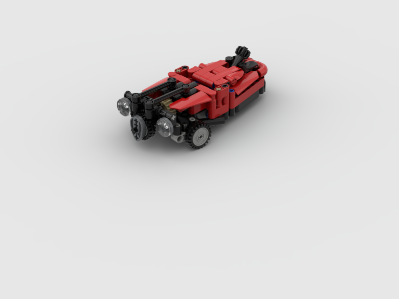 LEGO MOC Classic 3 wheeled roadster by tisco20 | Rebrickable - Build ...