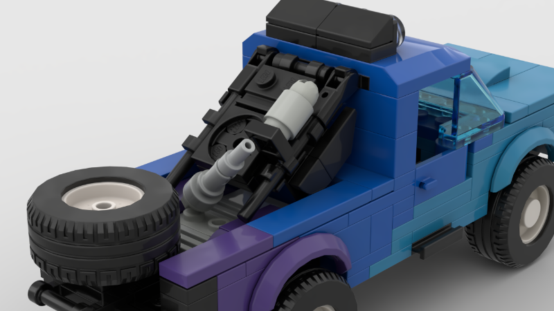 LEGO MOC-189463 Trophy Truck by BT_studios | Rebrickable - Build with LEGO