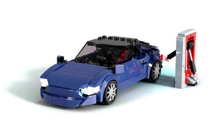 LEGO MOC 76920 Tesla Model Y + Supercharger by EduViPe | Rebrickable ...