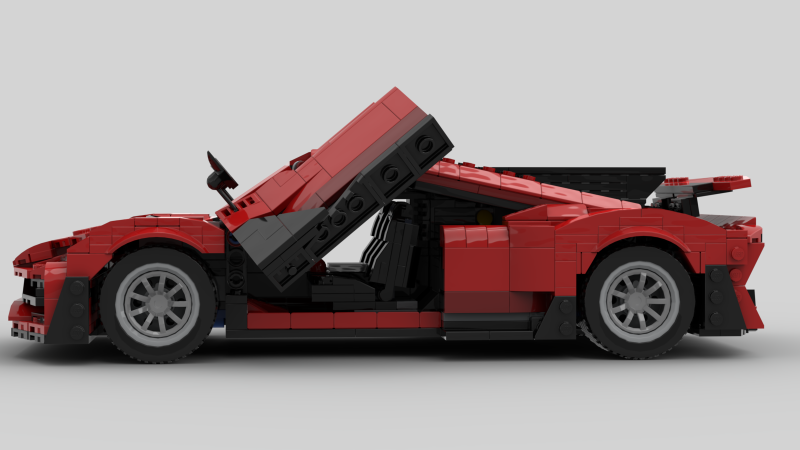 LEGO MOC Benz AMG Project One by Arisa | Rebrickable - Build with LEGO