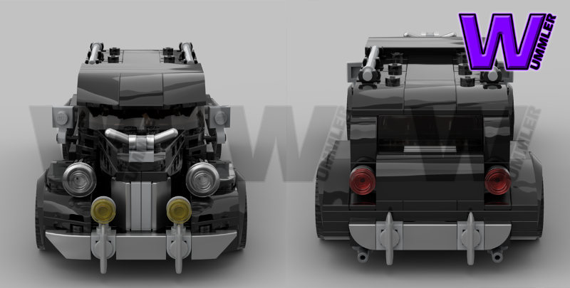 LEGO MOC The Addams Family car by Wummler | Rebrickable - Build with LEGO