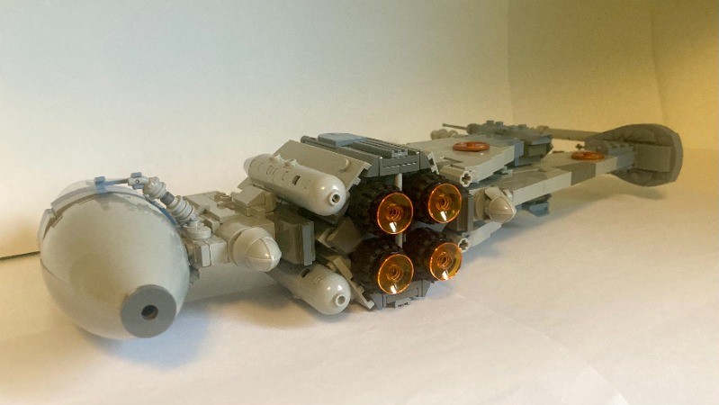 LEGO MOC B-wing Starfighter with Stand by zachpieces | Rebrickable ...