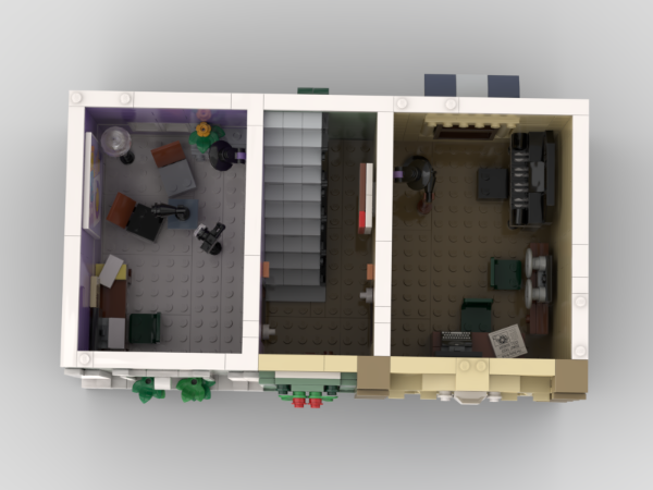 LEGO MOC-176227 LP shop & Live streaming studio, Lego 10278 Alternate ...