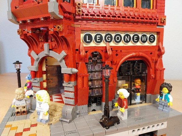 LEGO MOC The Newspaper Building by Black-Mantled Builder | Rebrickable ...