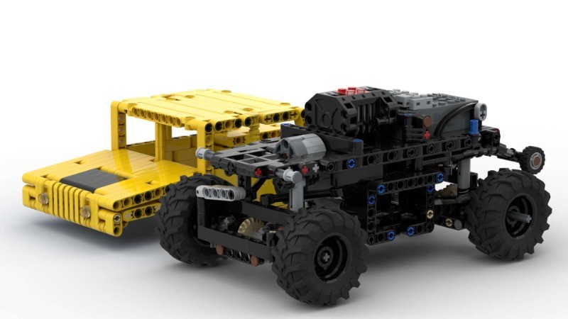 LEGO MOC-218268 Humweee by Stinkwell Exhaust Creations | Rebrickable ...