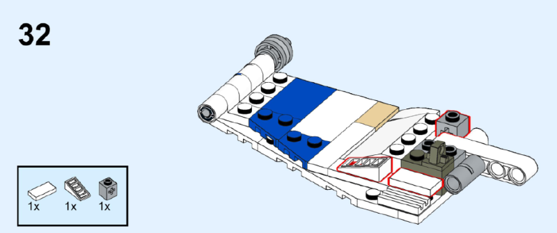 LEGO MOC-197420 Blue Leader T65b Starfighter (2.0 Update) by ...