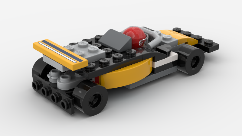 LEGO MOC 60400 Formula (GOLDEN) by Løøse | Rebrickable - Build with LEGO