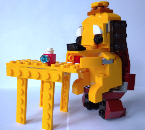 LEGO MOC This is fine by Matrynka | Rebrickable - Build with LEGO