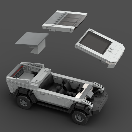 LEGO MOC Cybertruck & Cyberquad in Speed Champions scale by built ...