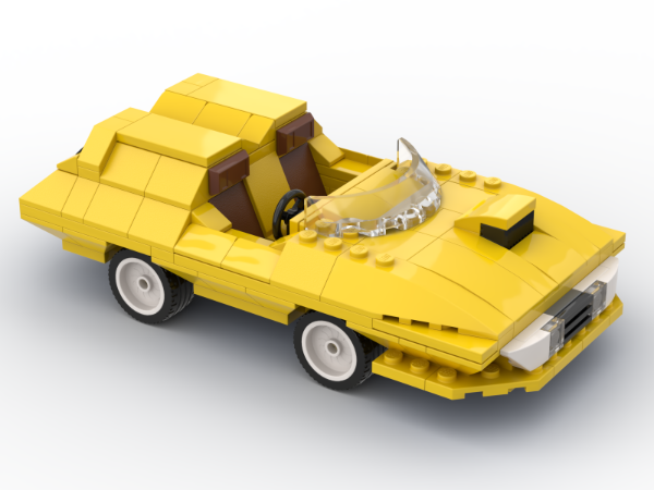LEGO MOC Danger Mouse Car by BrickMonsterUK | Rebrickable - Build with LEGO