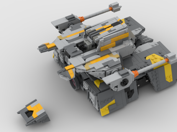 LEGO MOC Canderous Tank by McMOC | Rebrickable - Build with LEGO
