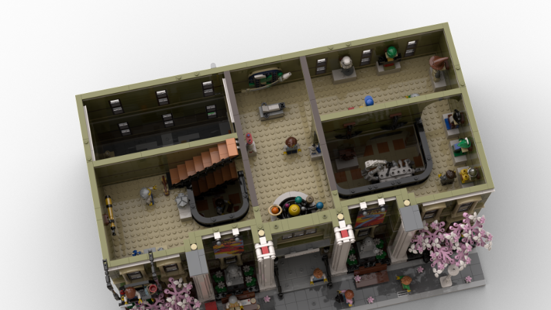 LEGO MOC Double Natural History Museum by BrickStudioArchitect ...