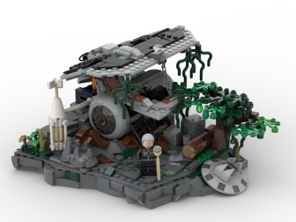 LEGO MOC-182070 Stranded TIE Pilot by Mirage_ | Rebrickable - Build ...