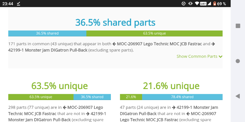 LEGO MOC Lego Technic MOC JCB Fastrac by wojwachbricks | Rebrickable ...