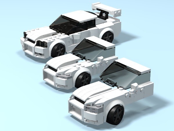 LEGO MOC Skyline GT-R (R34) inspired by LEGO Speed Champions Set 76917 ...