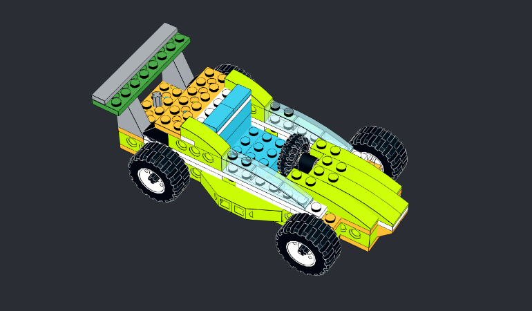 LEGO MOC-212109 Belt Drive Racing by lazzariya | Rebrickable - Build ...