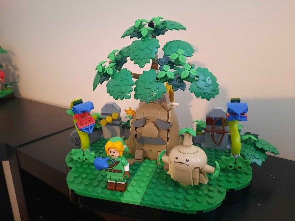 LEGO MOC Mini Deku Tree diorama - The Legend of Zelda Ocarina of Time ...
