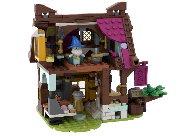 LEGO MOC Medieval Blacksmith - Dream Version from 40657 by sebbl ...