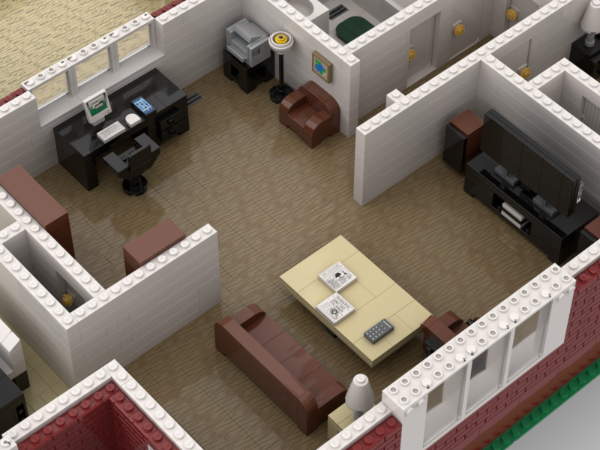 LEGO MOC Mid-Century/Modern Ranch/Rambler Style Home by Stoffles ...