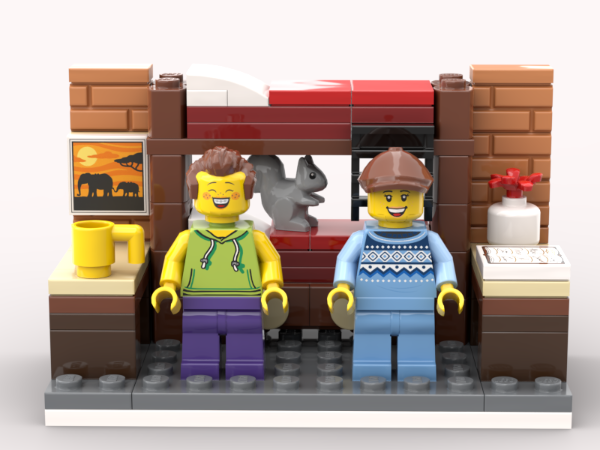 LEGO MOC-175831 Simple Bunk Bed by EVA001 | Rebrickable - Build with LEGO
