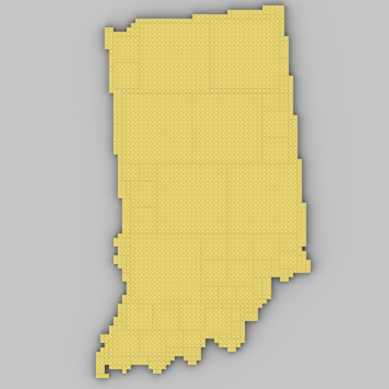 LEGO MOC-179331 Giant Contiguous United States Map by hawkfan08 ...