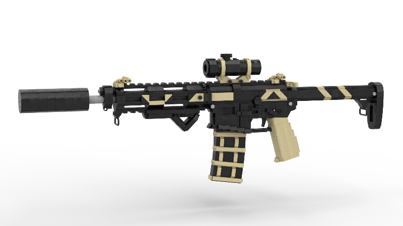 LEGO MOC-197007 Attachments for AR-15 by OzarOwl | Rebrickable - Build ...