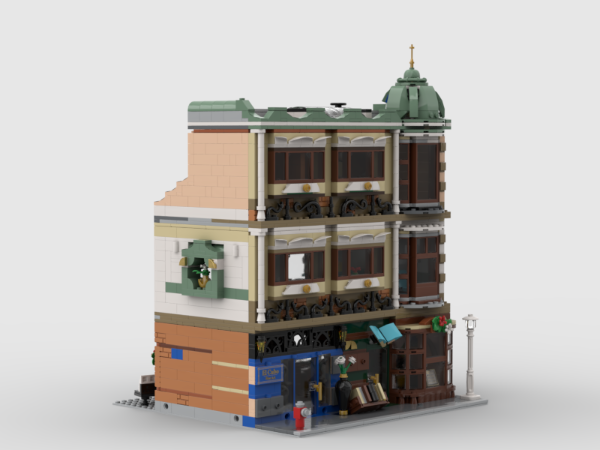 LEGO MOC Book shop and El Cubo Fine Art Cafe, Alternate build of Lego ...
