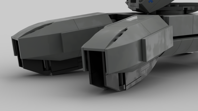 LEGO MOC Futuristic Laser Tank by Futurism_Lego | Rebrickable - Build ...