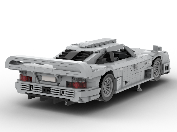 LEGO MOC Mercedes-Benz CLK GTR 1:15 by Fabiwalker | Rebrickable - Build ...