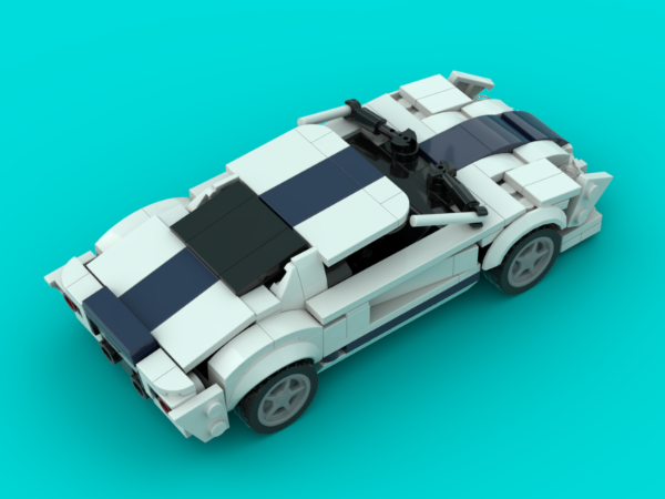 LEGO MOC Ford GT '05 by Thecarmoccer | Rebrickable - Build with LEGO
