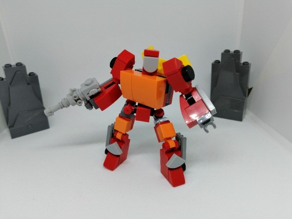 LEGO MOC Transformers Hot Rod by 42legorainbows | Rebrickable - Build ...