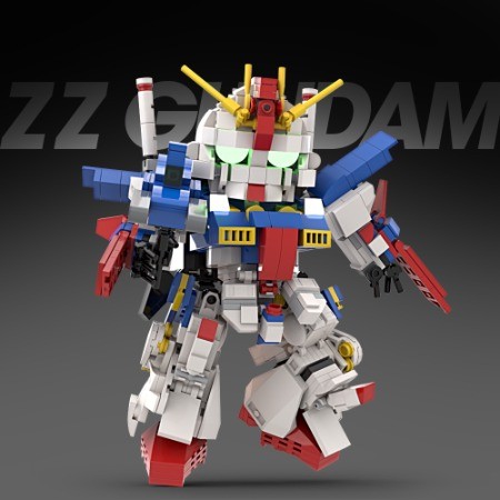 LEGO MOC ZZ GUNDAM by choi_dambaek | Rebrickable - Build with LEGO