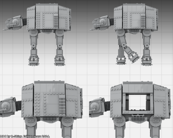 LEGO MOC-167924 AT-AT Walker by R-Shiny | Rebrickable - Build with LEGO