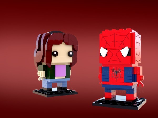 LEGO MOC Spider Raimi Man Brickheadz by cheesebricks | Rebrickable ...
