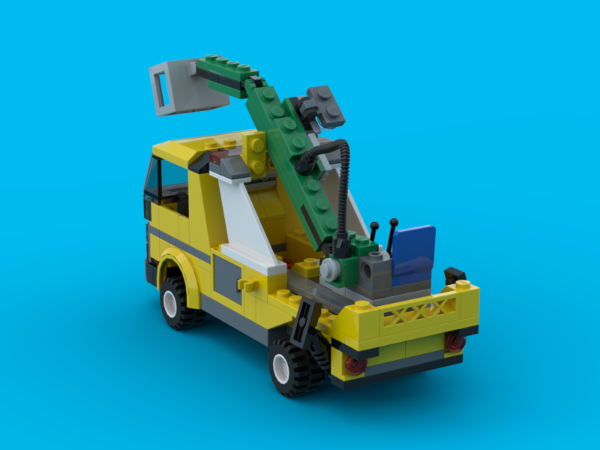 LEGO MOC Servicetruck with Liftplatform by Brotmeister | Rebrickable ...