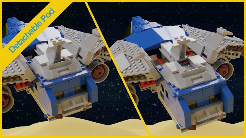 LEGO MOC 10497 - Planetary Explorer - Galaxy Explorer Alternate Build ...