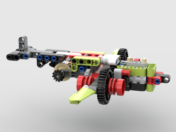 LEGO MOC Jet Plane_42102 by Raptor9889 | Rebrickable - Build with LEGO