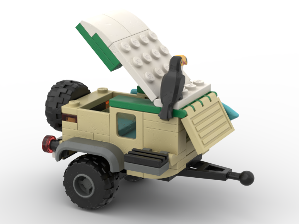 LEGO MOC Teardrop Trailer by DesignDad | Rebrickable - Build with LEGO