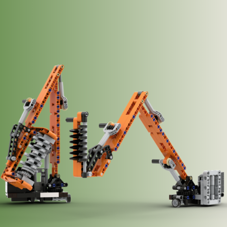 LEGO MOC Boom mower by OldOlneyLego | Rebrickable - Build with LEGO