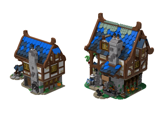 LEGO MOC Small scale model of Blacksmith (21325) by elvarim ...