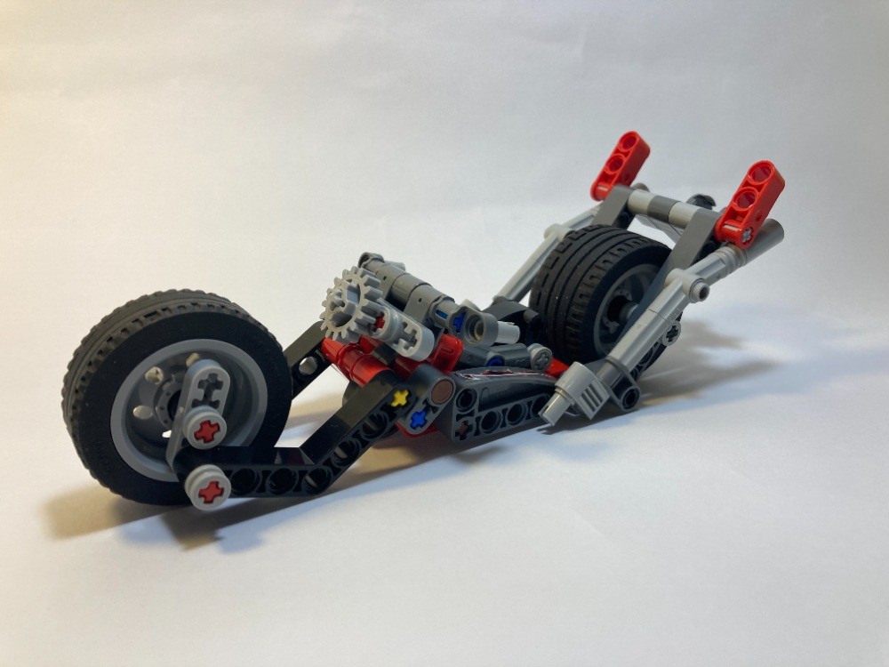 LEGO MOC 42132 Wheelie Bike by Twinbricks2 | Rebrickable - Build with LEGO