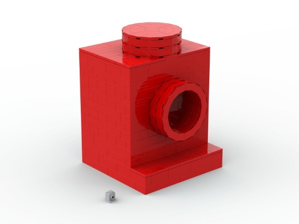 LEGO MOC Mega Headlight 1x1 Brick by phoester | Rebrickable - Build ...