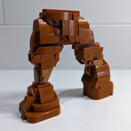 LEGO MOC Delicate Arch at sunset by ej76az | Rebrickable - Build with LEGO